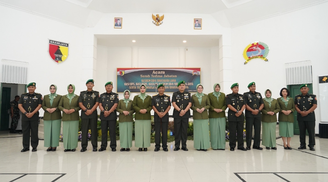 Empat Pejabat Utama di Korem 084/Bhaskara Jaya Gelar Sertijab - Radar Jatim